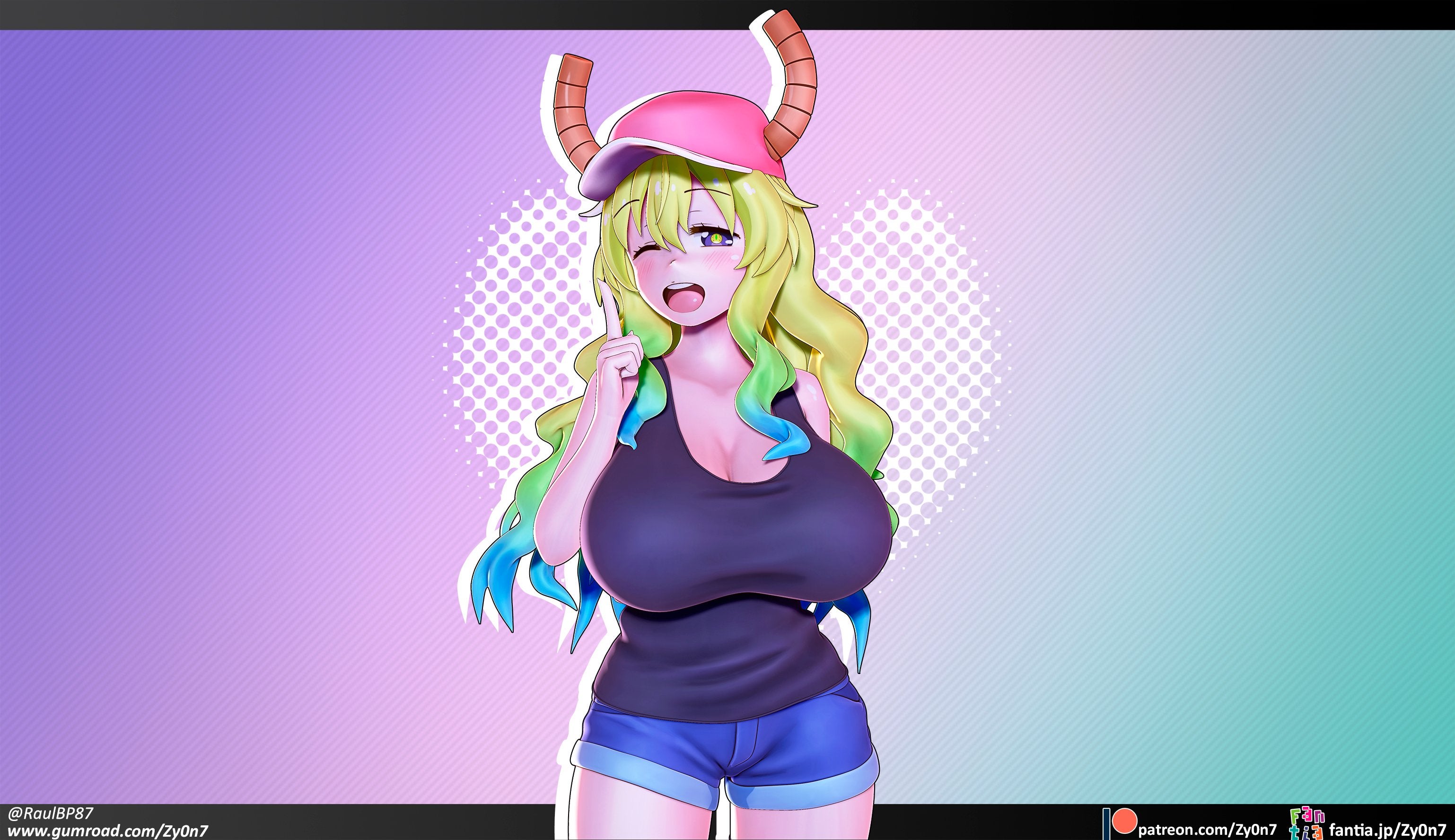 Lucoa render, 3d print & 3d model set (vrc avatar&.sfm&.pmx&.blend*) - Payhip