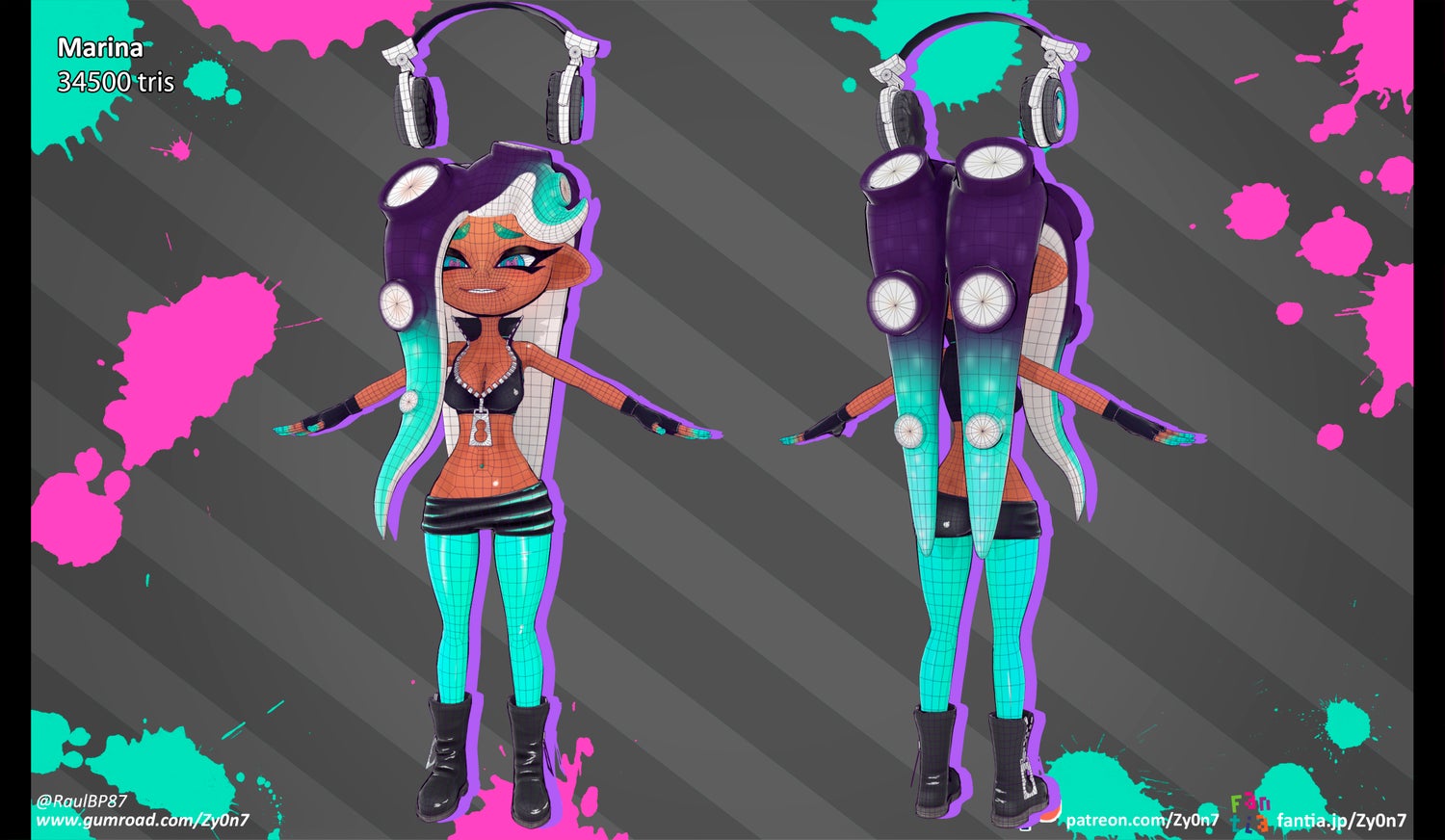 Marina render & 3d model set ( .pmx) - Payhip