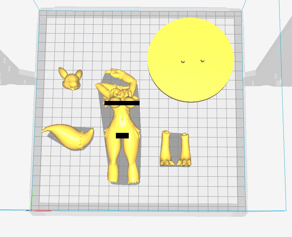 Renamon render, 3d print & model set ( sfm/.blend) - Payhip