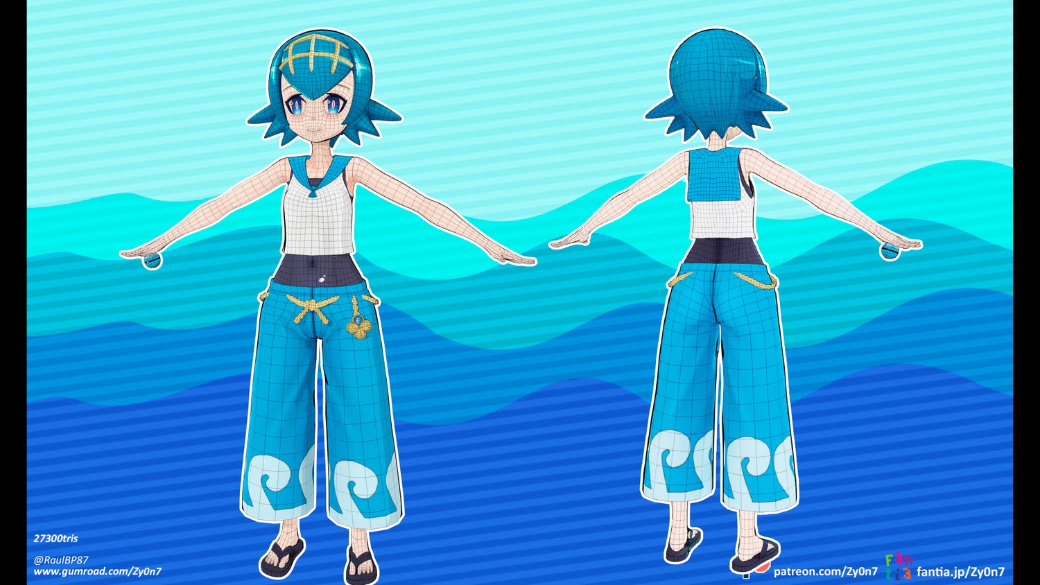 Lana render, 3d print & 3d model set - Payhip