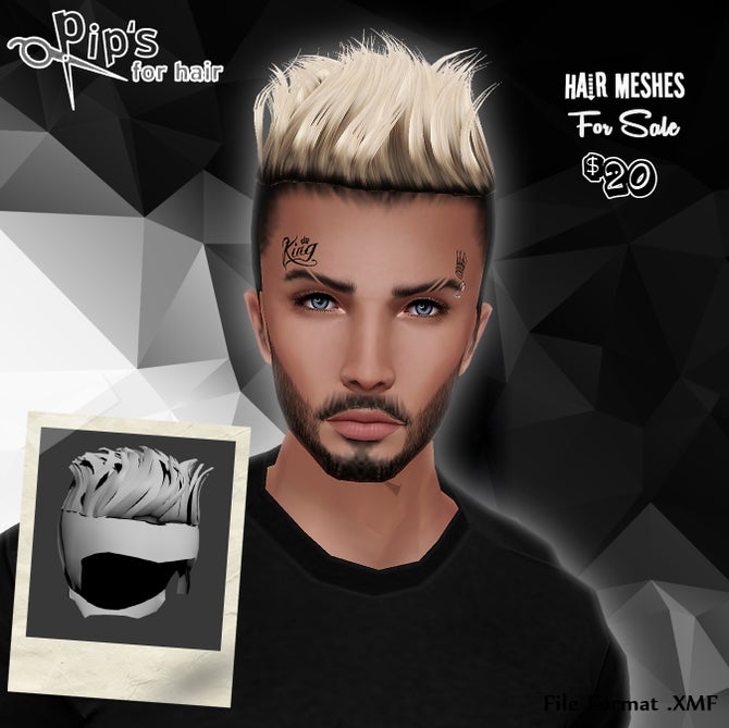 Kesusy IMVU Male Hairstyle Mesh - Payhip