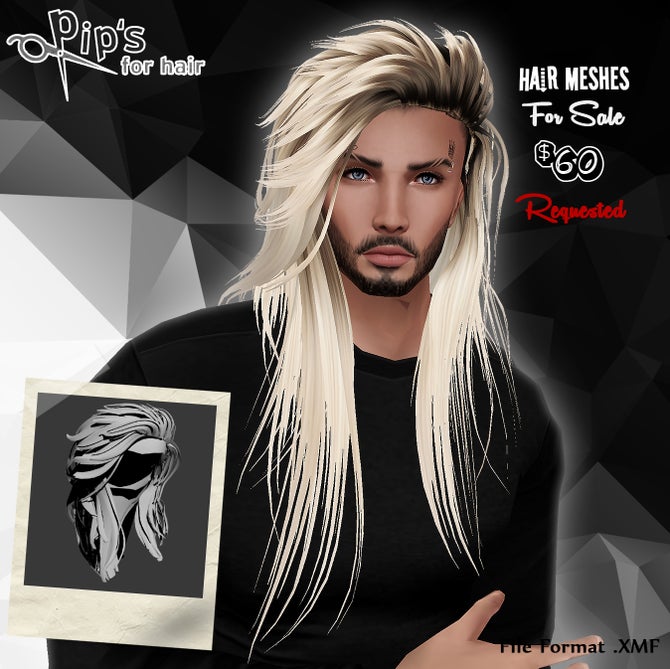 Samir IMVU Male Hairstyle Mesh Req. - Payhip