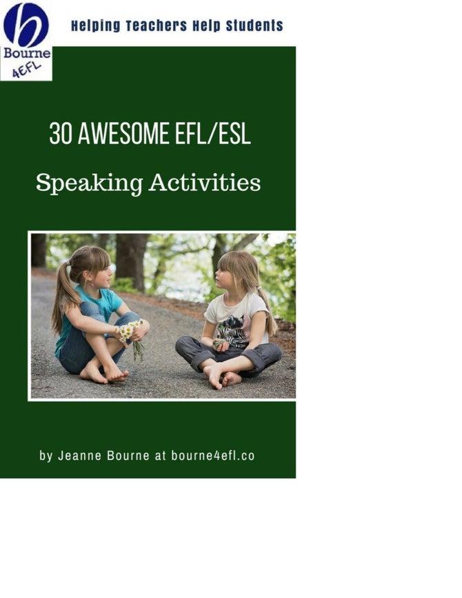 30 Awesome EFL/ESL Speaking Activities - Payhip