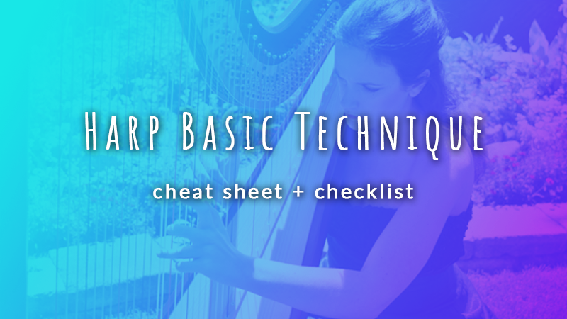 Harp Basic Technique (Cheat Sheet) - Payhip