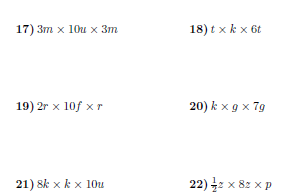 Index form worksheet (with solutions)