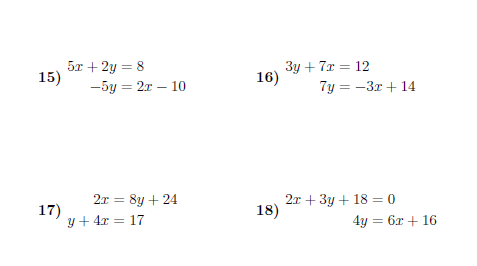 Gradient of a line given its equation worksheet no 2 (with solutions)