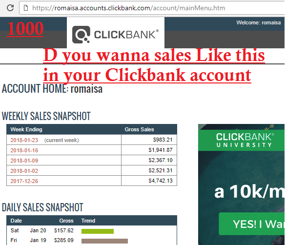 How to Make your first $100, $200, $300 with Clickbank using Free ...