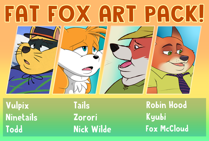 Fat Fox Art Pack - Payhip