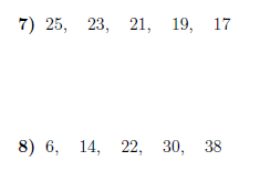 The nth term of an arithmetic sequence worksheet (with solutions)
