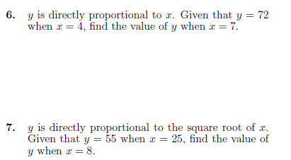 Direct proportion worksheet (with solutions) - Payhip