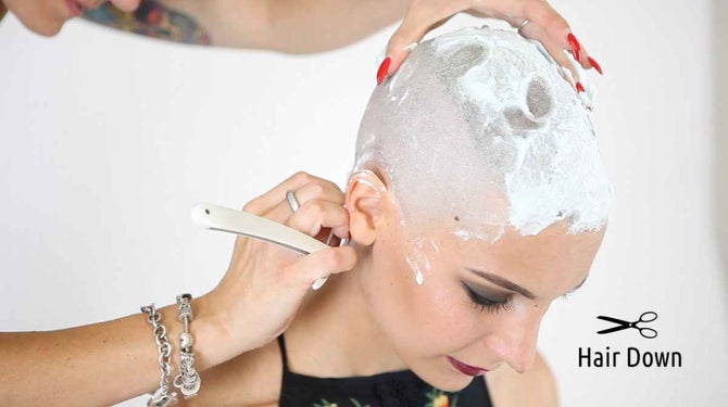 02 Blonde Girl Shaved Her Head Payhip