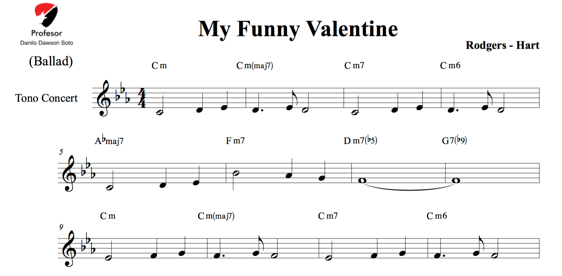 PARTITURA DE MY FUNNY VALENTINE - Payhip