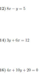 Gradient and y-intercept of a straight line worksheet no 2 (with solutions)