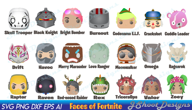 Fortnite SVG, Fortnite svg file, fortnite digital, fortnite cricut ...
