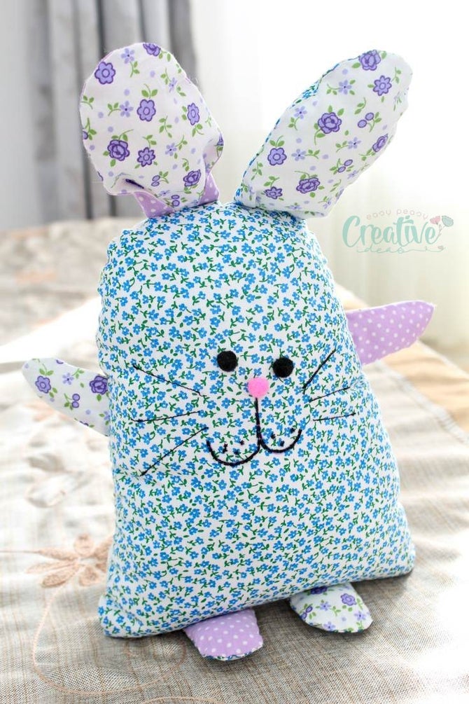 Easter bunny pillow sewing pattern - Payhip