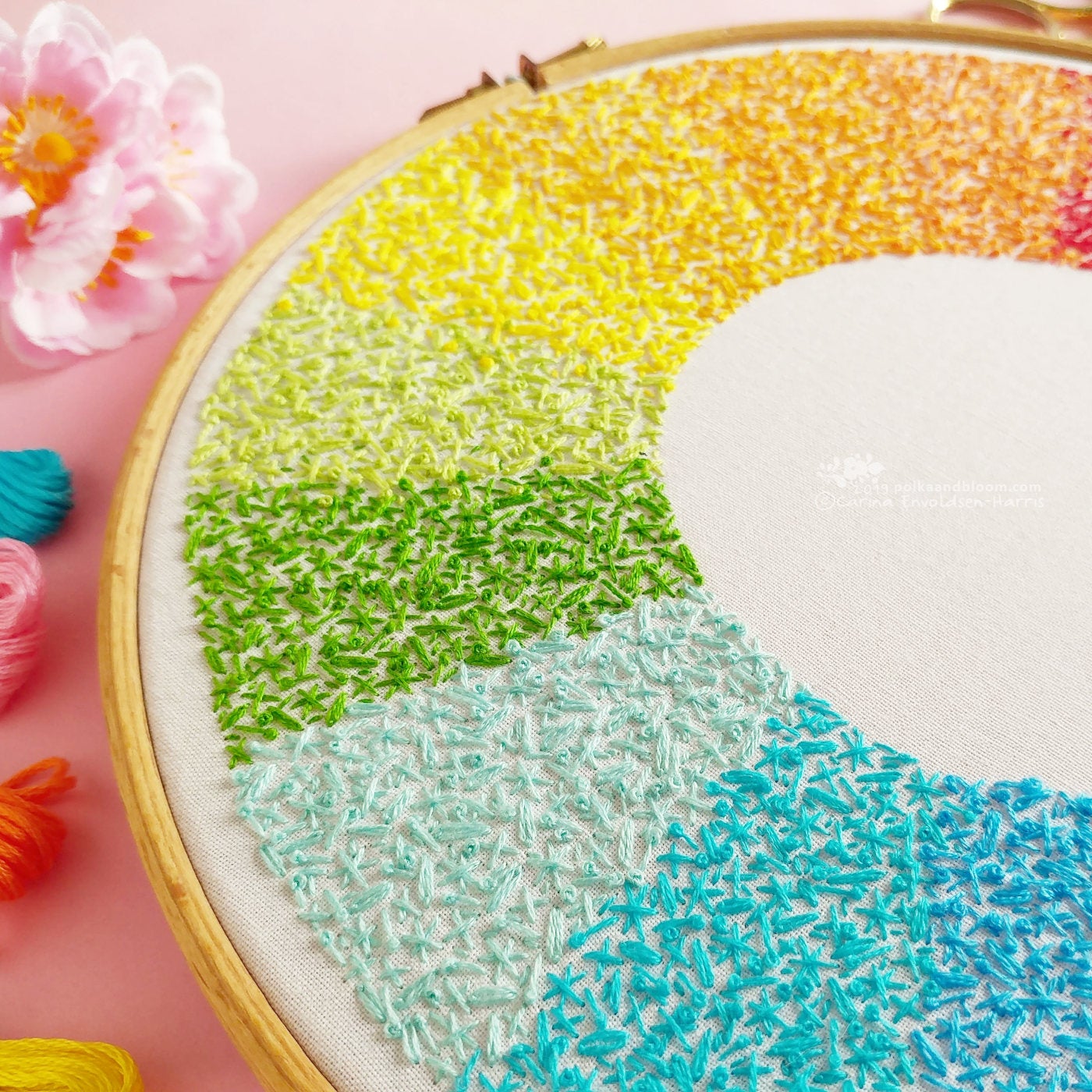 Wheel of Colour Embroidery Pattern PDF - Payhip
