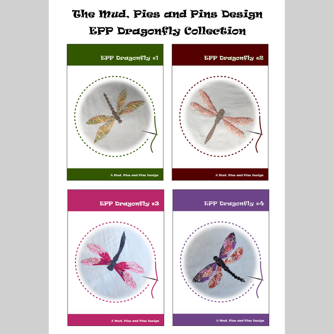 EPP Dragonfly pattern bundle - Payhip