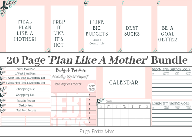 Plan Like A Mother - 20 Page Printable Bundle - Payhip