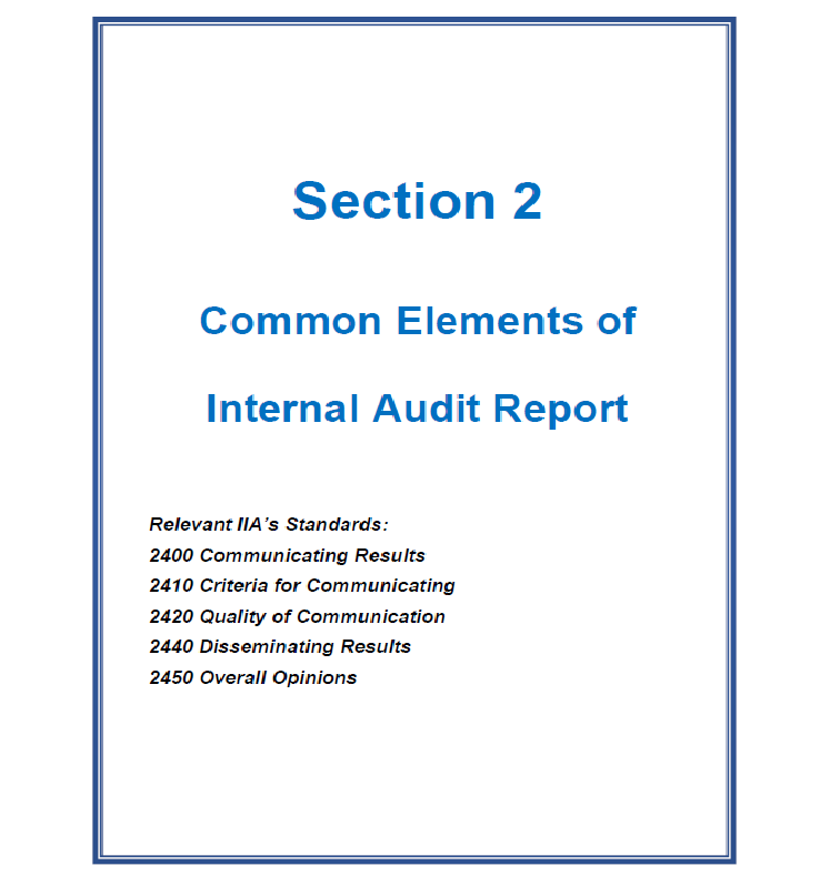Writing Highly Effective Internal Audit Report In Less Than 60 Days ...