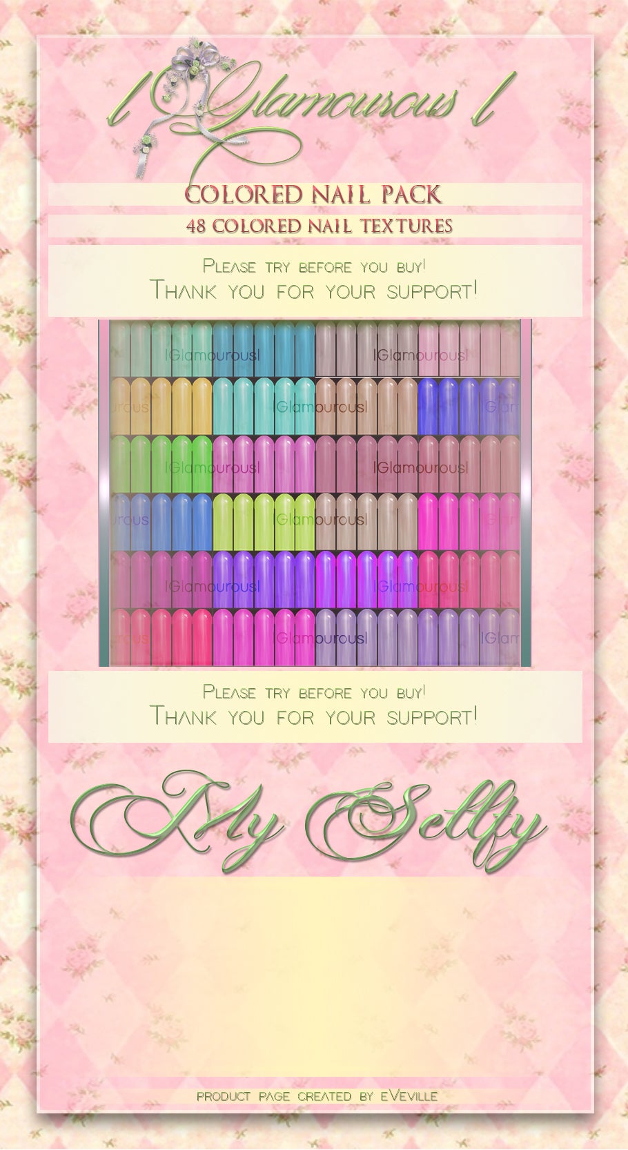 Colored Nails Pack CATALOG ONLY - Payhip