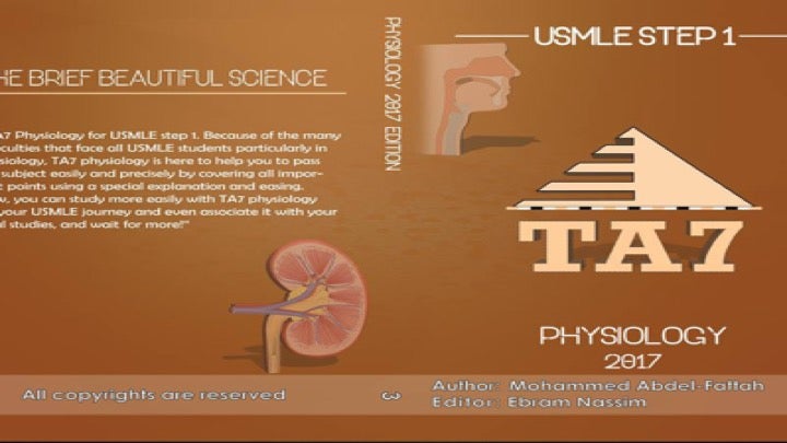 TA7 USMLE STEP 1 - PHYSIOLOGY - Payhip