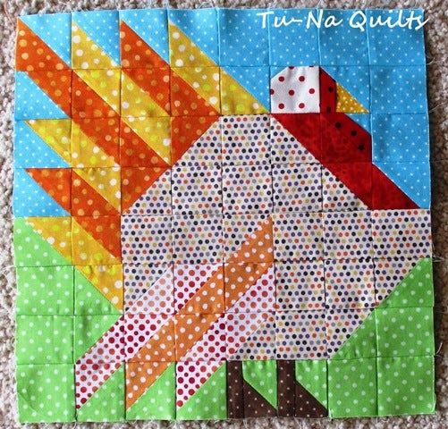 Postage Stamp Turkey Quilt Block - Payhip