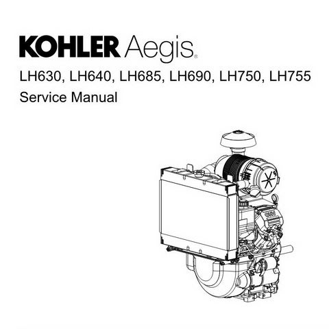 Kohler Aegis LH630, LH640, LH685, LH690, LH750, LH755 Engines Repair ...