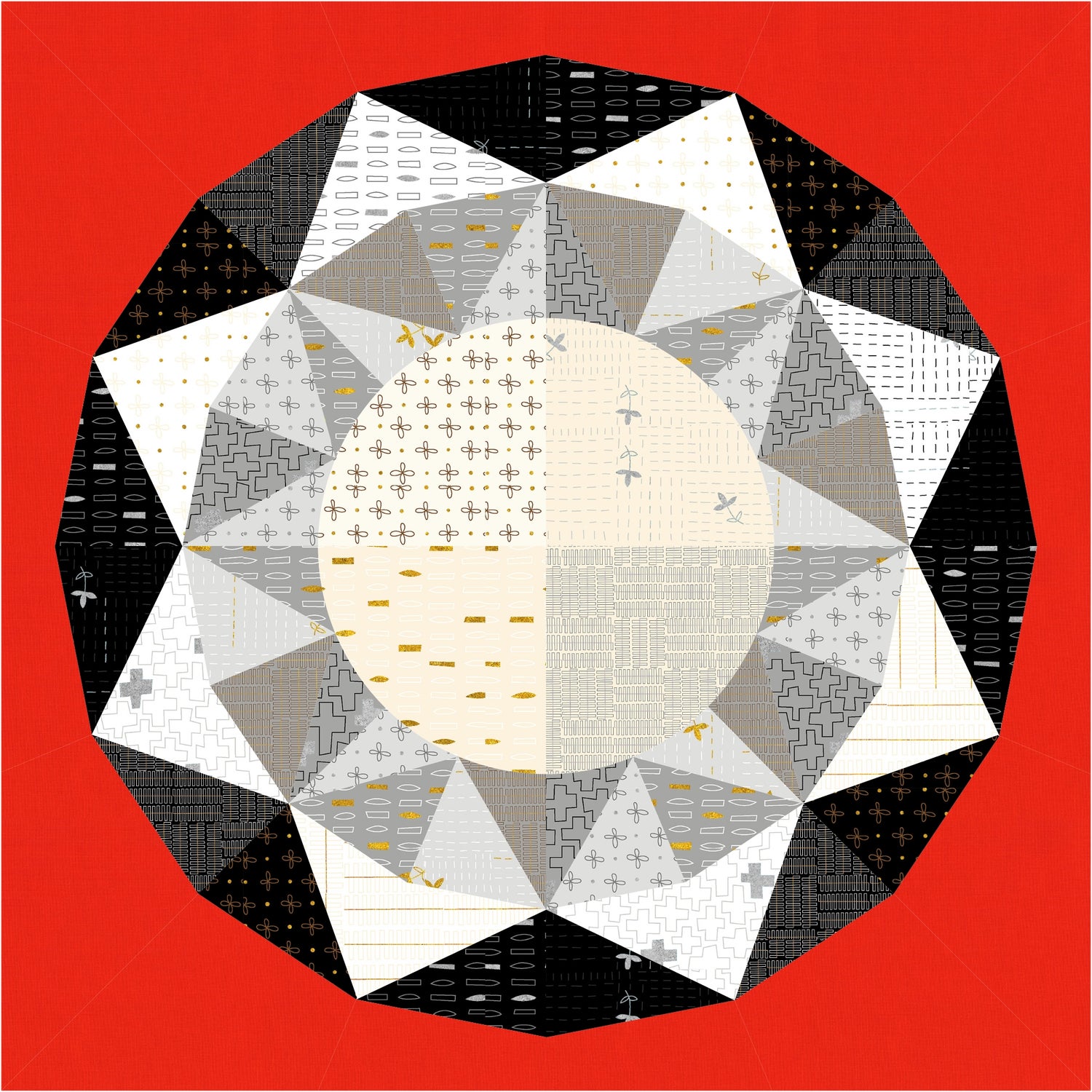 Fractured Wayside Mini Quilt Pattern - Payhip