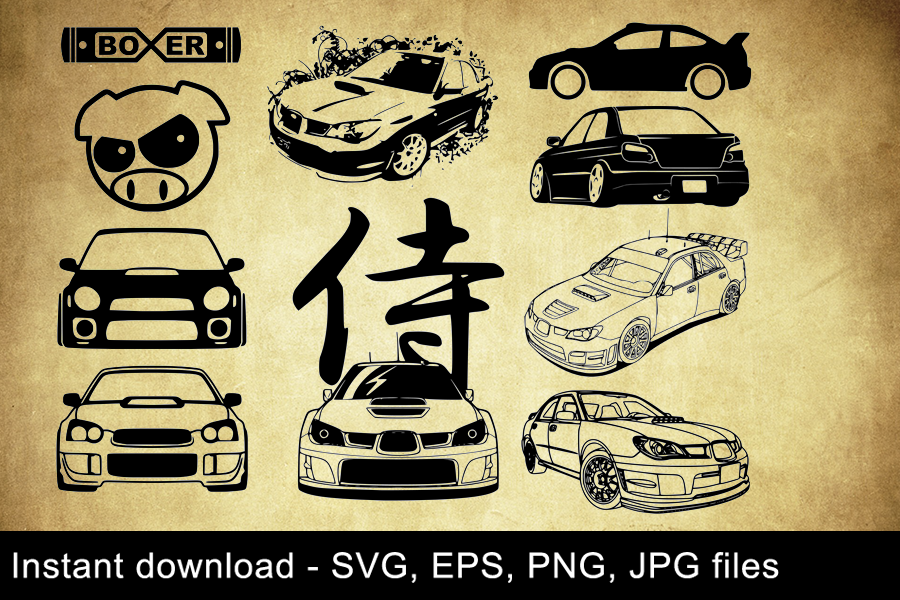 10 Subaru Impreza Subie Flow logo SVG EPS PNG JPG vector cutting files ...
