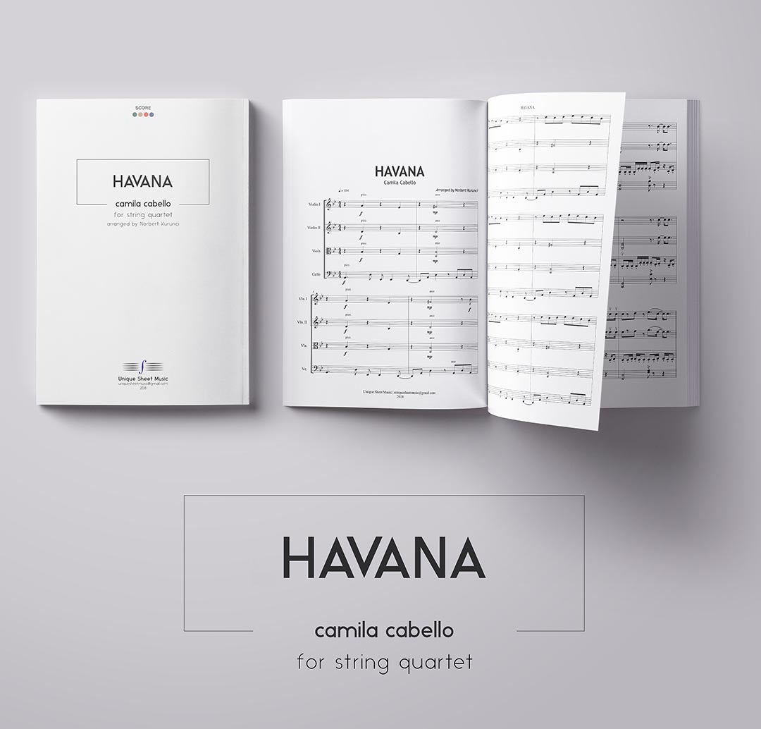 Havana - Camila Cabello | String Quartet Sheet Music - Payhip