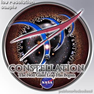 NASA Constellation Program Logo with the Universe - Payhip
