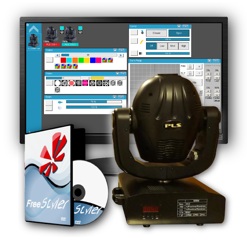 Fixture De Freestyler Para Cabezal Movil PLS 250 - Payhip