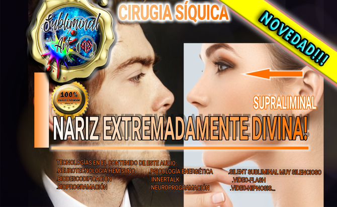 NARIZ CON MÁXIMA BELLEZA, SANA (RESPINGADA, PEQUEÑA, PERFECTA Y ...