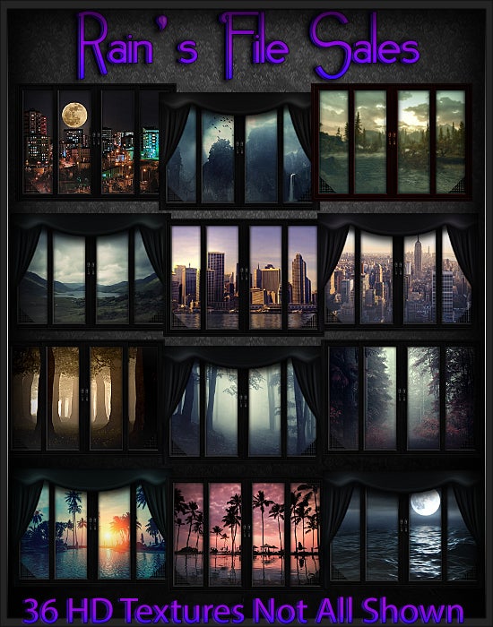 Scenic Windows Textures IMVU - Payhip