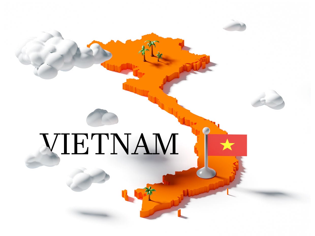 Vietnam Map (3D PNG) - Payhip