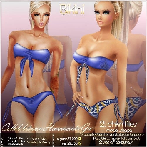 Bikini Outfit Full Pack IMVU MESH & TEXTURES - Payhip