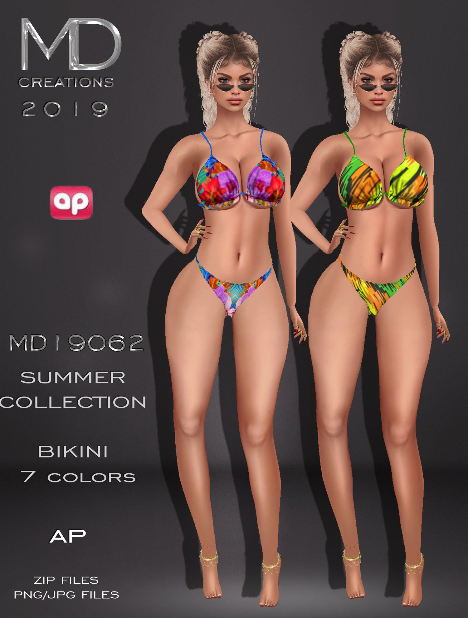 MD 22069 - Bikini Colors - Summer 2022 - IMVU - Textures - Payhip