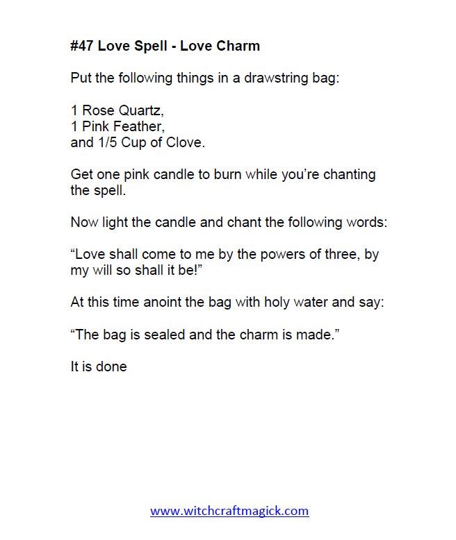 A Collection of 50 Spells - for Simple & Powerful Magick - Payhip