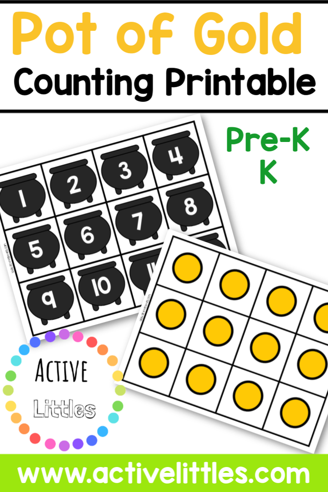 Pot of Gold Counting Printable - Payhip
