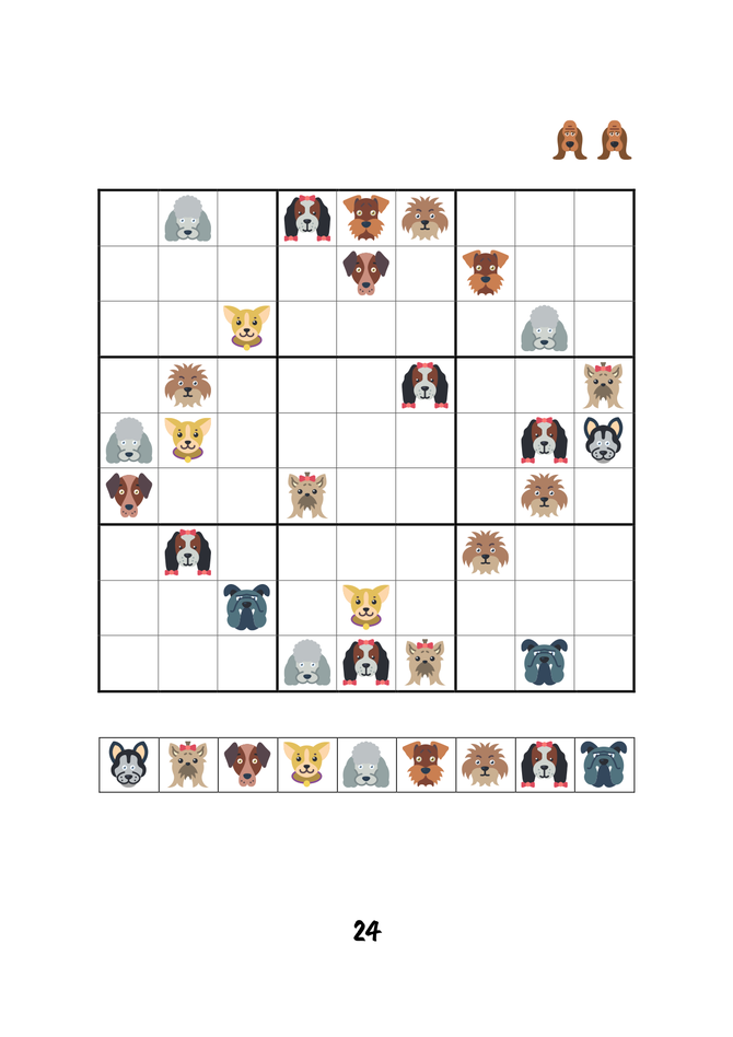 Animal Sudoku: Dogs Mixed Vol. 1 - Payhip