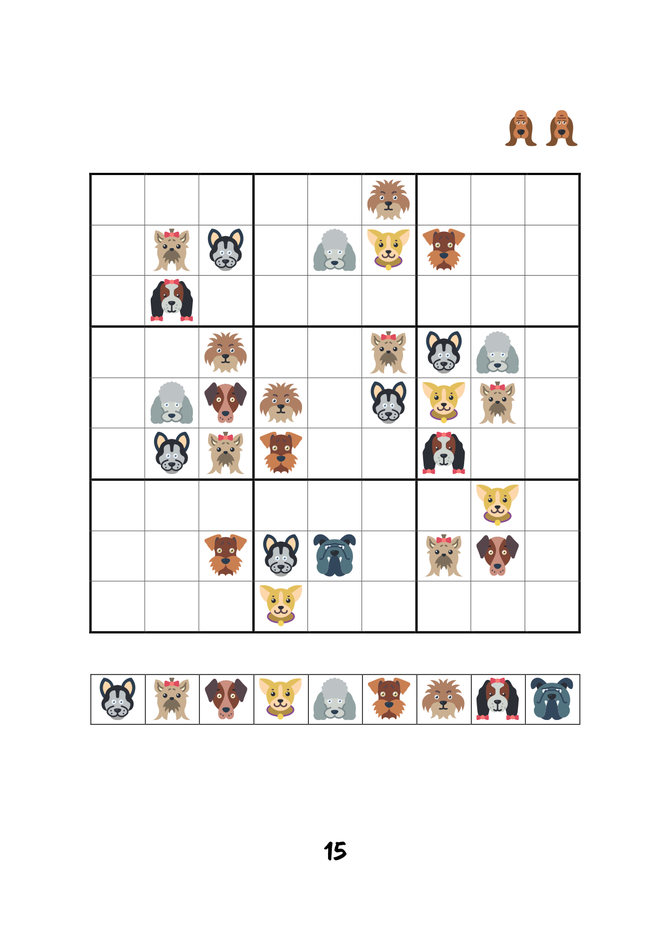 Animal Sudoku: Dogs Medium Vol. 1 - Payhip
