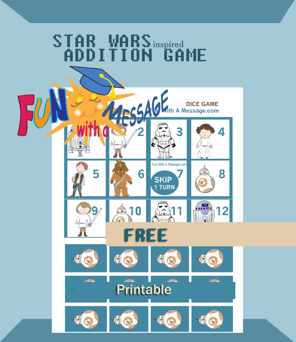 STAR WARS Inspired FREE PRINTABLE ADDITION GAME - Payhip
