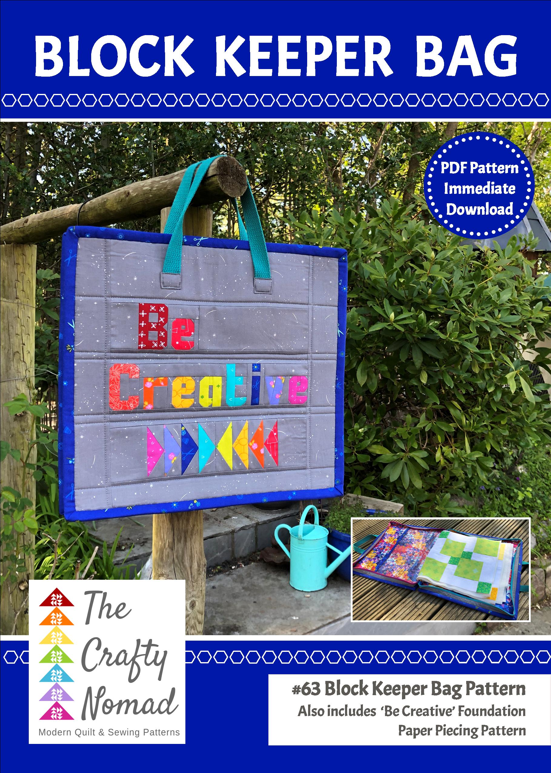 Be Creative Block Keeper Bag Pattern - Payhip