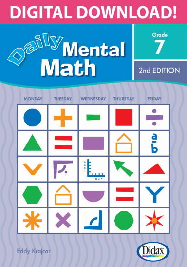 Daily Mental Math, Grade 7 2nd Edition 215301 - Payhip