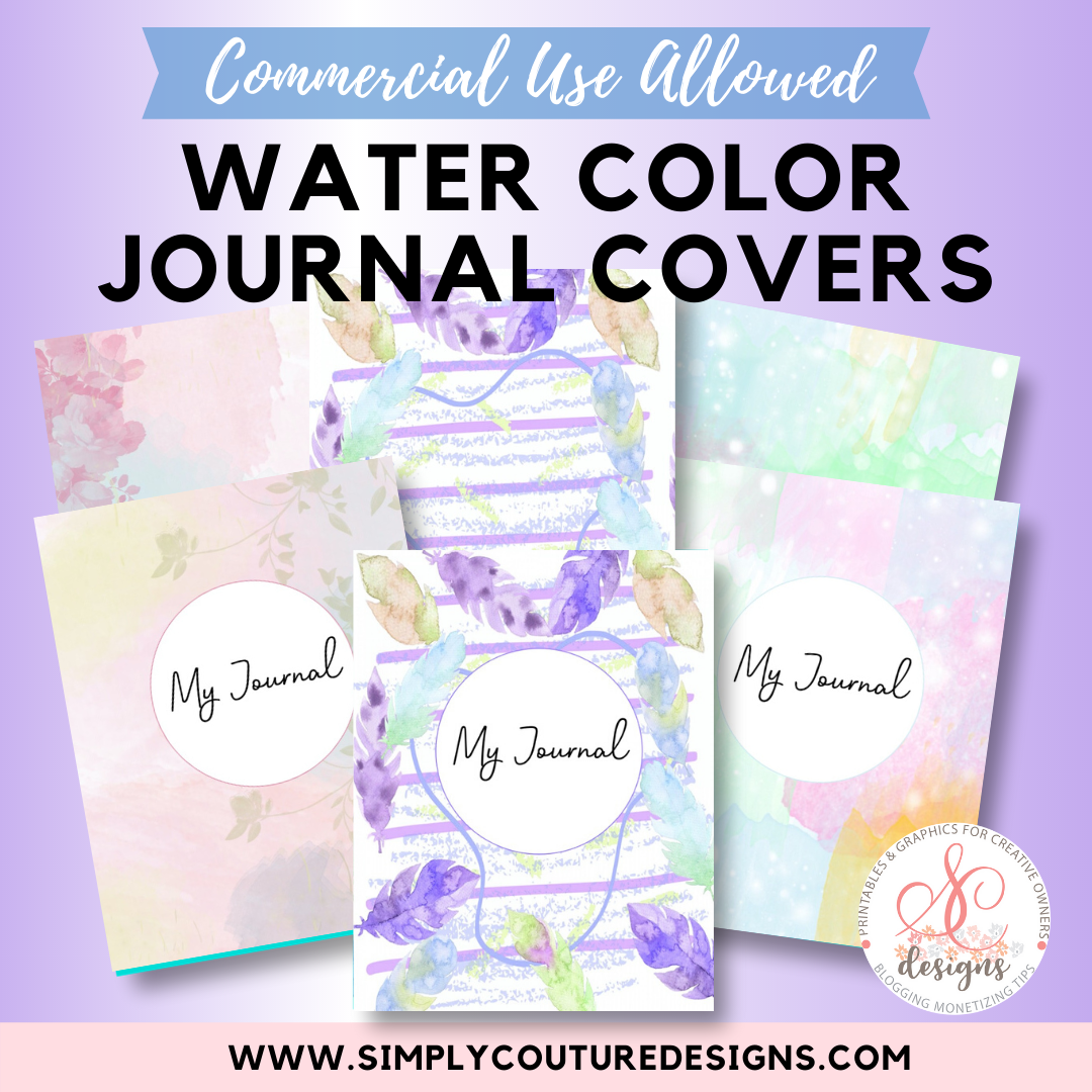 Pastel Journal Cover Template - Payhip
