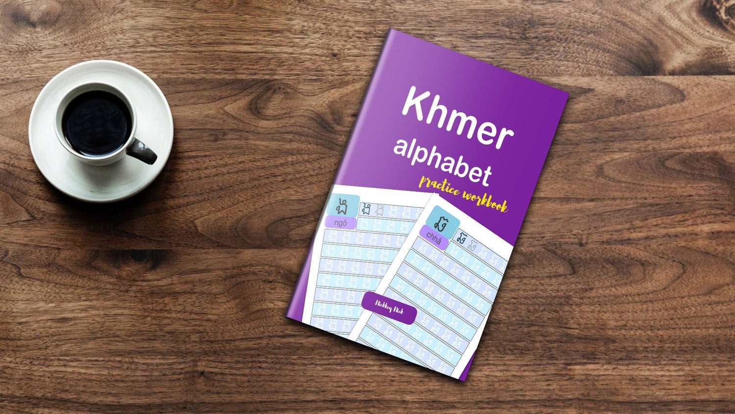 Khmer Alphabet Handwriting Practice Workbook 84 PDF pages - Payhip