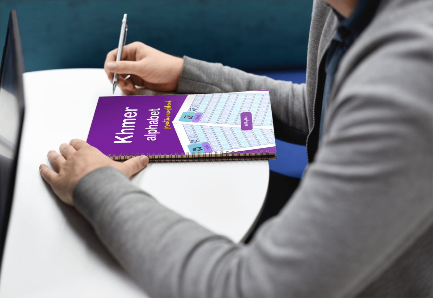 Khmer Alphabet Handwriting Practice Workbook 84 PDF pages - Payhip