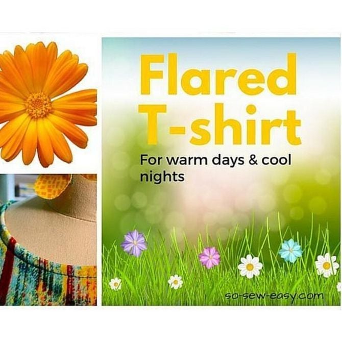 Flared T-shirt Pattern - Payhip