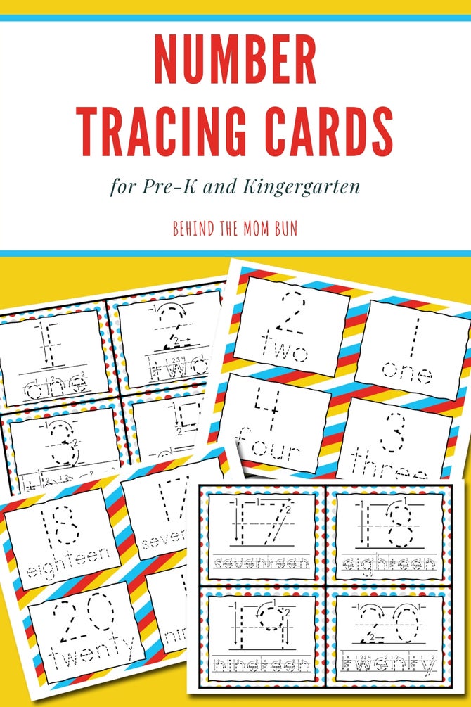 Number Tracing Cards 0-20 - Payhip