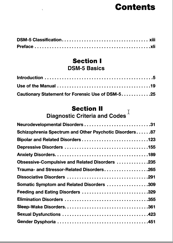 DSM-5 Diagnostic and Statistical Manual of Mental Disorders, 5th ...